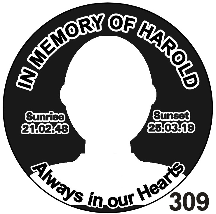 Badges for Funerals - Custom Party Wear