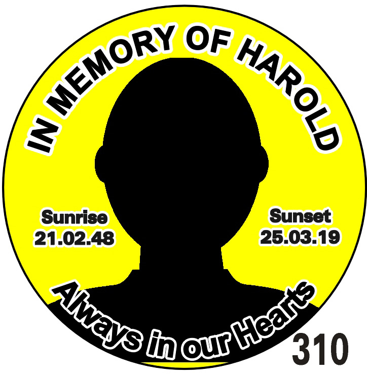 Badges for Funerals - Custom Party Wear