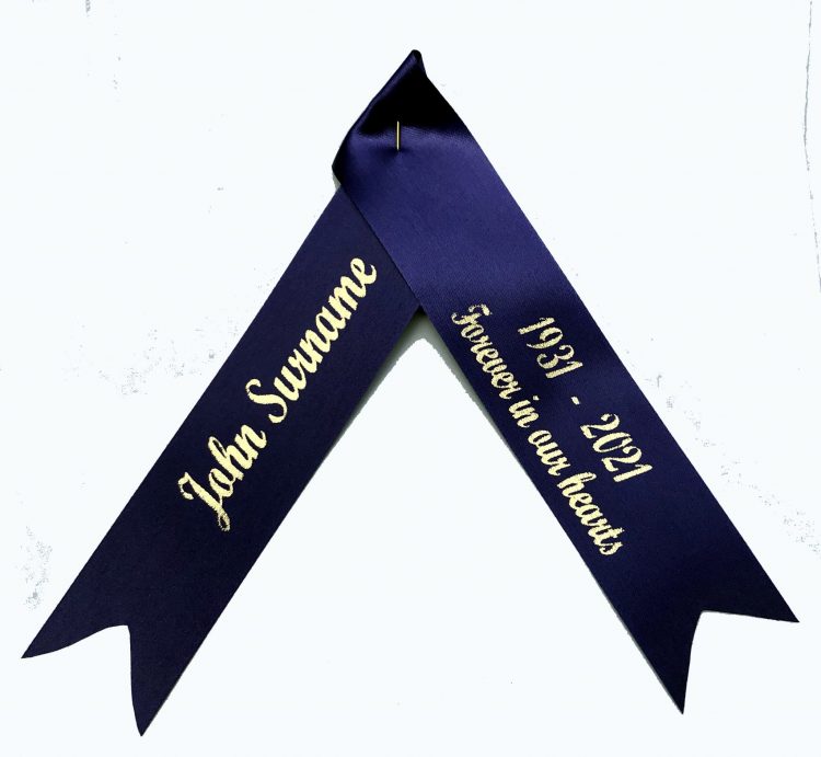 Funeral Badges and Rosettes - Custom Party Wear